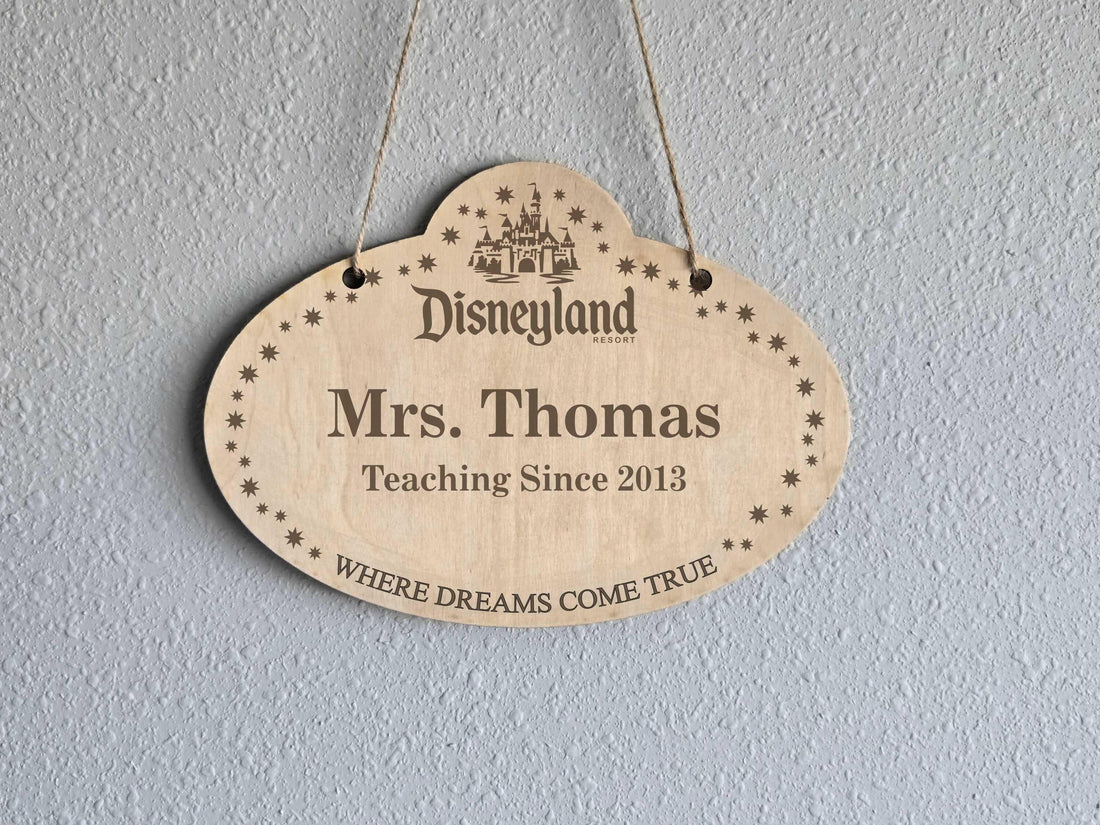 Teacher Classroom Sign Inspired by Disney Cast Member Badge – Wildwood ...