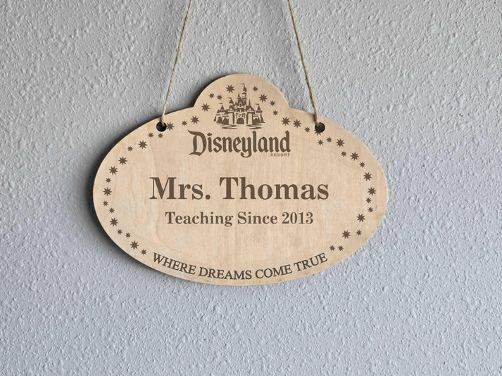 Teacher Classroom Sign Inspired by Disney Cast Member Badge – Wildwood ...